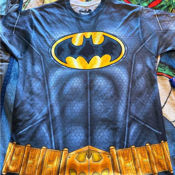 Batman | Shirts | Batman Muscle Design Tee Black And Gold | Poshmark